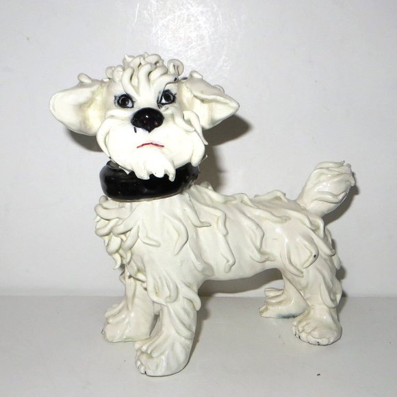 Accents | Vintage Ceramic White Spaghetti Poodle Made In Italy | Poshmark